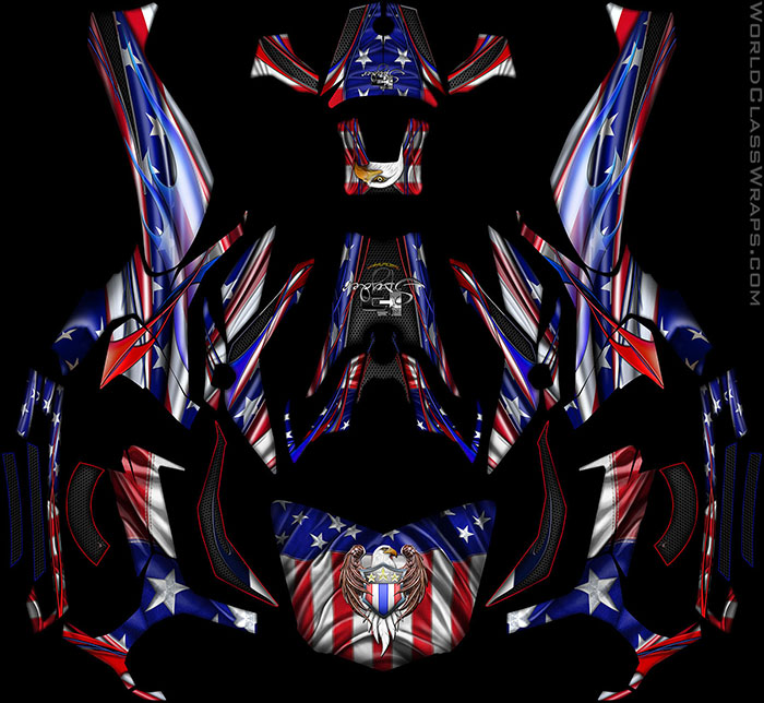 SPYDER | F3 | USA | AMERICAN FLAG | WRAP