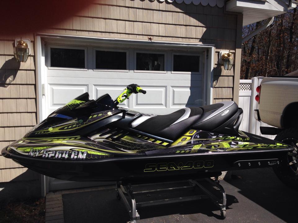 Neon Hive Dayglow WRAP FOR Seadoo RXT and RXTX