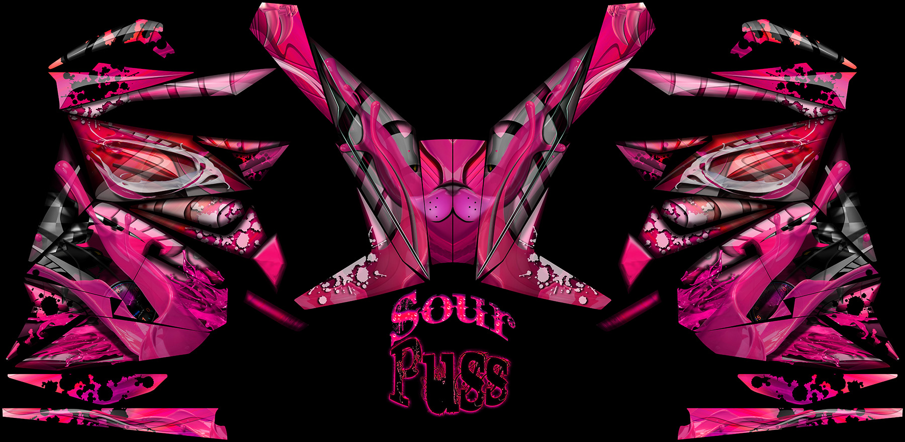 Custom | Arctic Cat | SourPuss | Sled | Wrap | M series