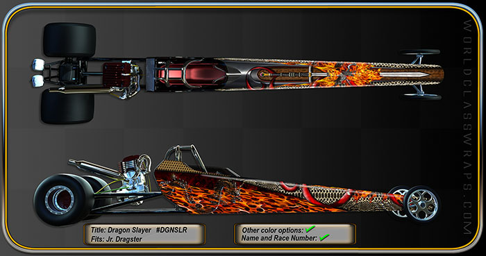 Jr.DRAGSTER | GRAPHICS | DRAGON SLAYER | WRAPS