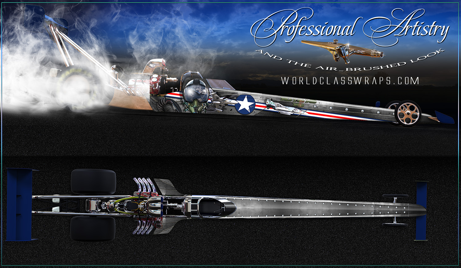 DRAGSTER | GRAPHICS | PHANTOM PILOT | WRAP