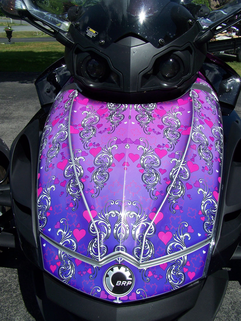 ALLPOWERSPORTSGRAPHICS.COM CUSTOM CAN-AM SPYDER GRAPHICS KITS