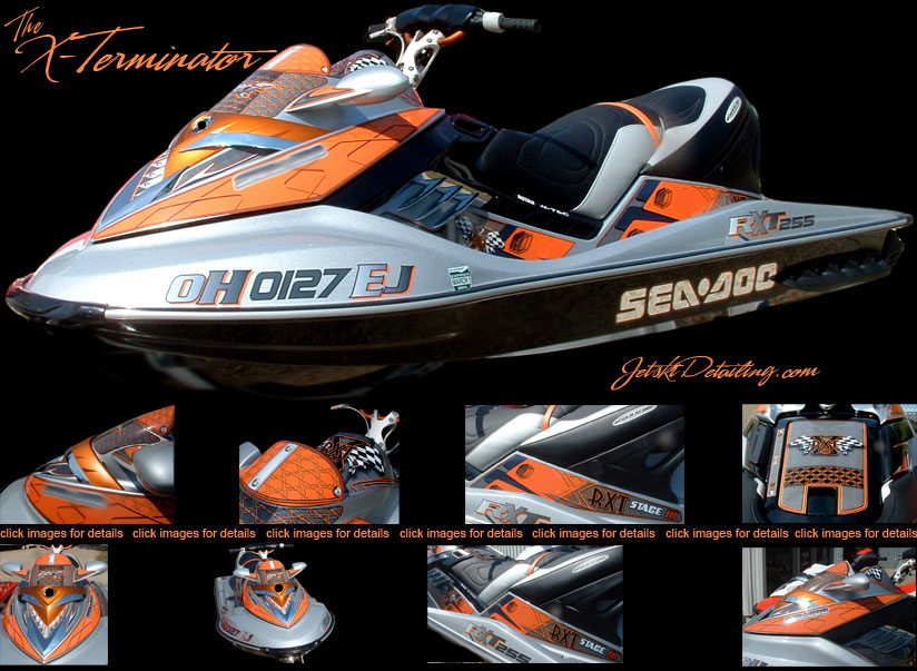 Sea-Doo RXTX graphics package X-TERMINATOR